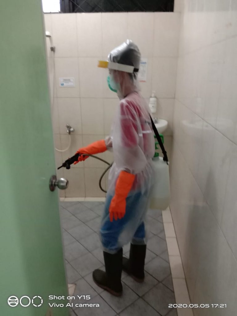 Pembersihan Ruangan Dengan Desinfektan - Rumah Sakit Harum Sismamedika