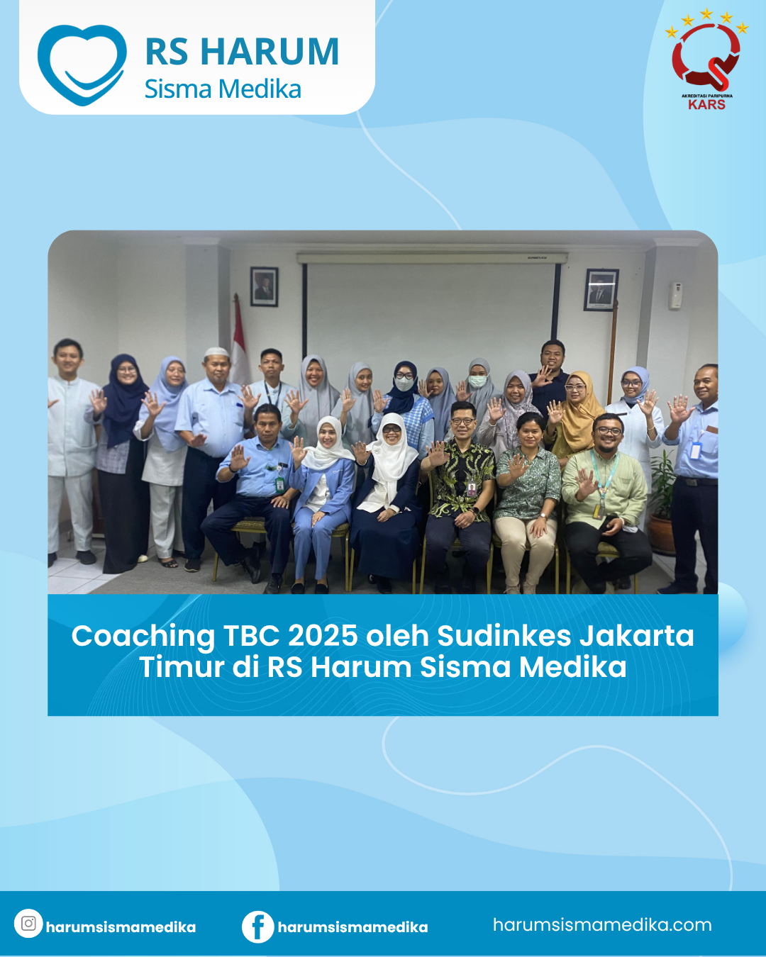 Coaching TBC 2025 oleh Sudinkes Jakarta Timur di RS Harum - Rumah Sakit Harum Sismamedika